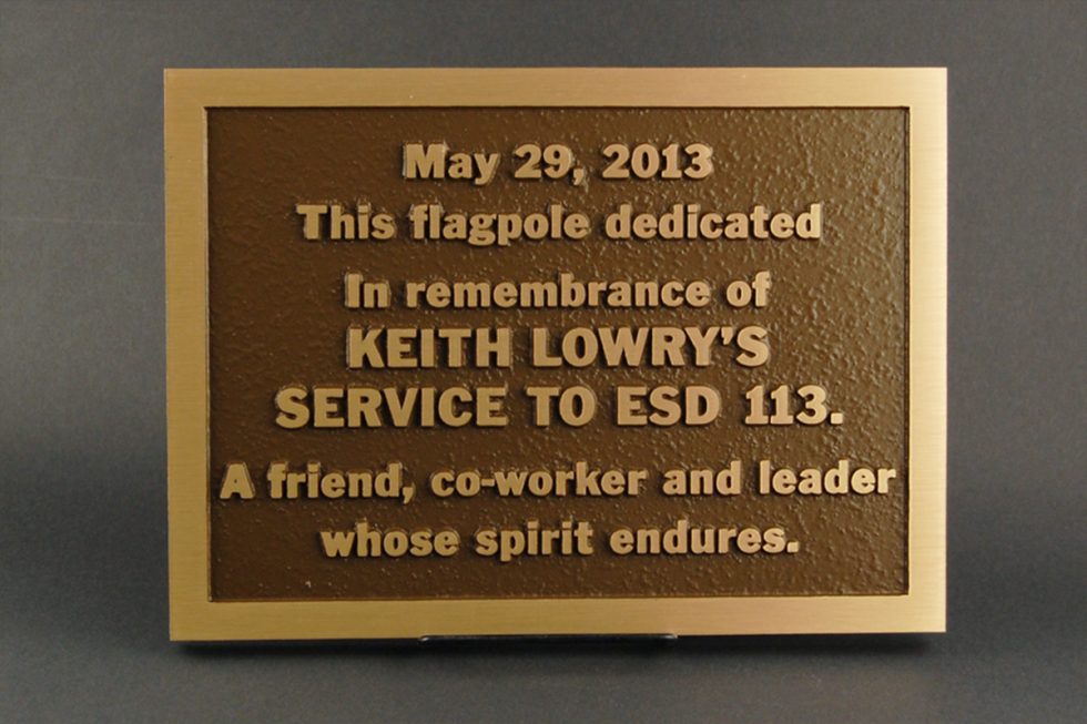 Bronze Plaques | Pella Engraving & Sign Company