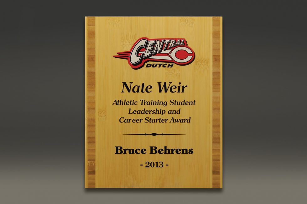 UV-Printed Plaques | Pella Engraving & Sign Company